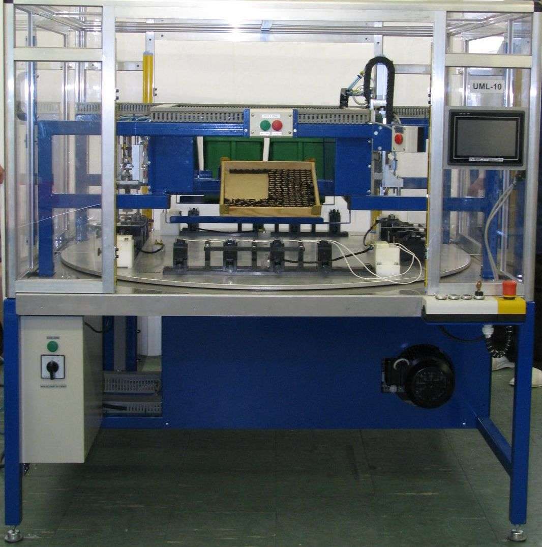 UML-10 connector assembly installation workstation | NEOTECH